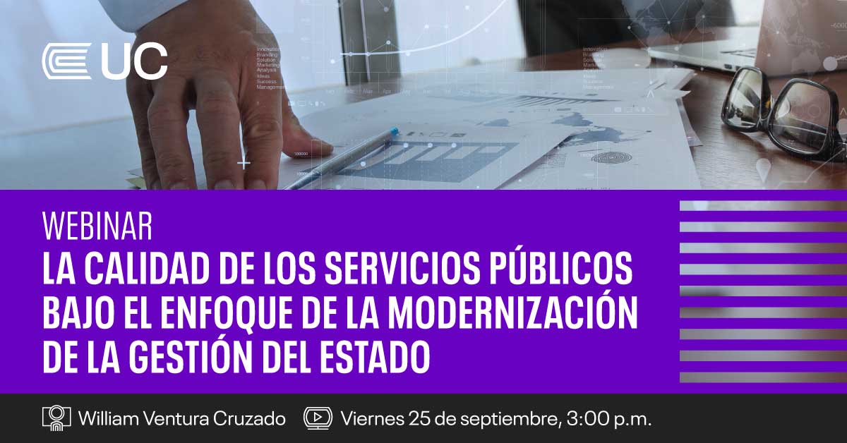 Webinar: La calidad de los servicios públicos bajo el enfoque de la ... Webinar: La calidad de los servicios públicos bajo el enfoque de la ...